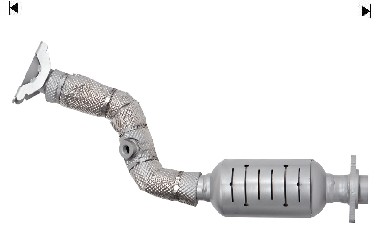 Catalytic converter with AS part no. 74173