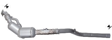 Particulate filter with AS part no. FD5243 for LAND ROVER RANGE ROVER 3 ...